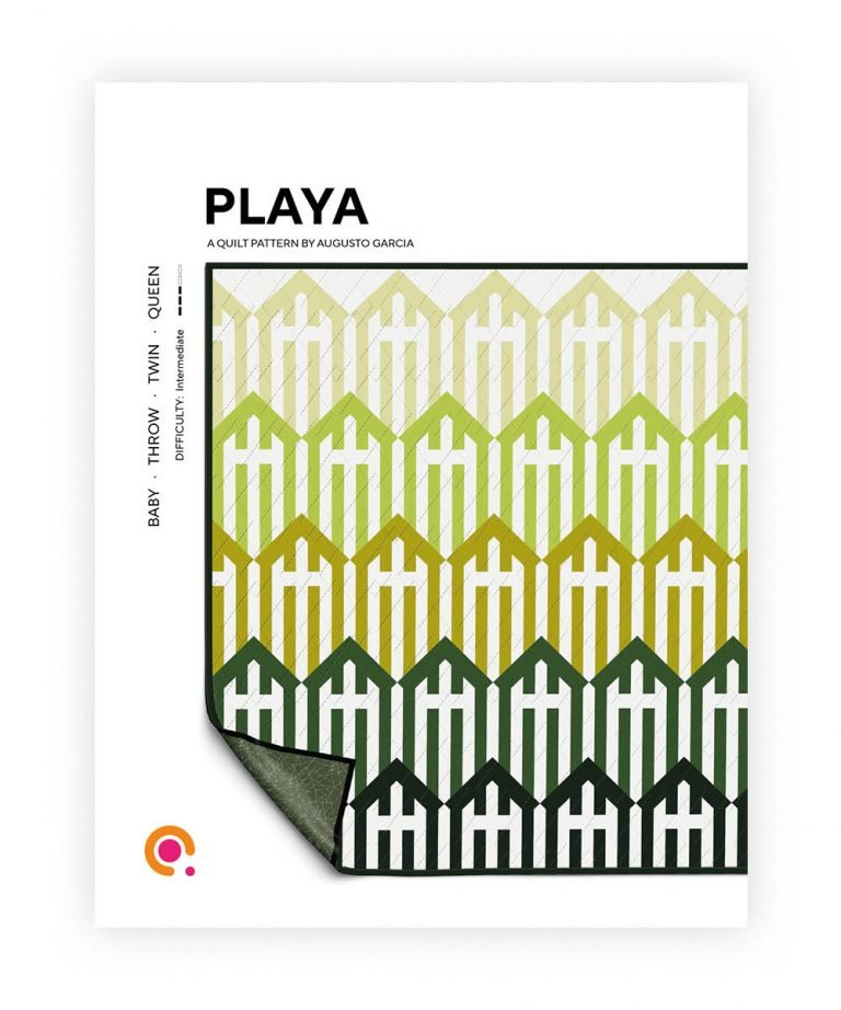 Modern quilt pattern - Playa PDF Quilt Pattern