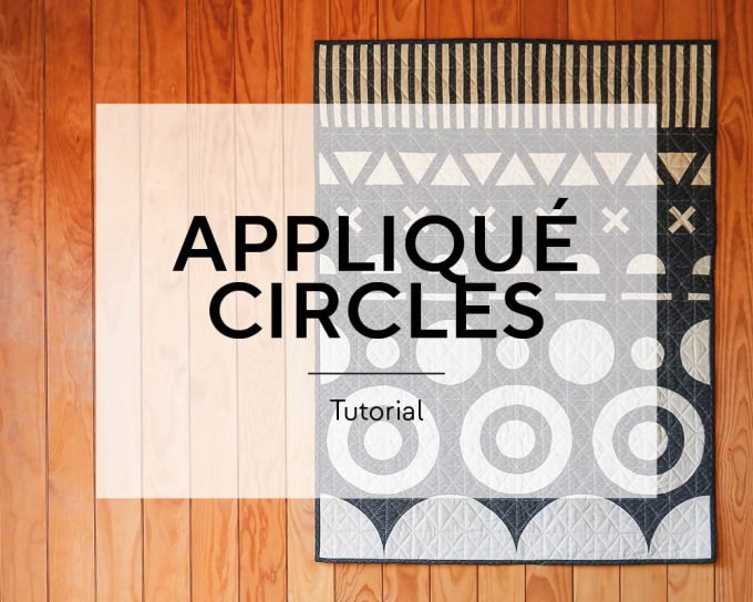 How to sew applique circles - Capaquilts