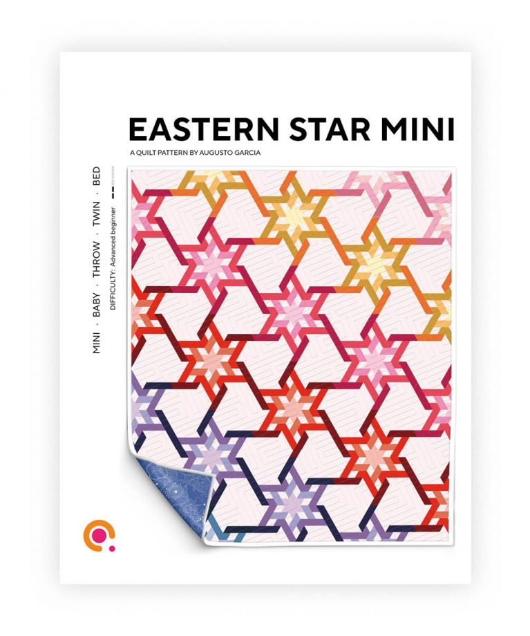 Block based quilt pattern - Eastern Star Mini PDF Quilt Pattern