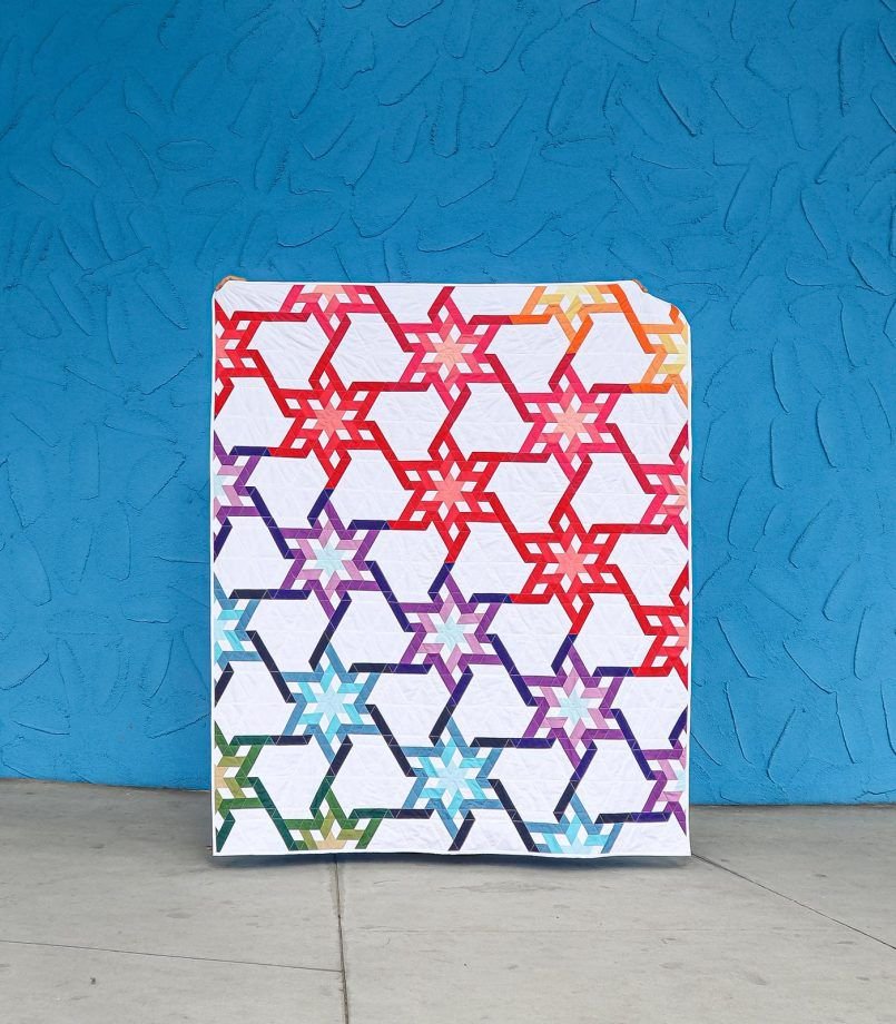 Block based quilt pattern - Eastern Star Mini PDF Quilt Pattern