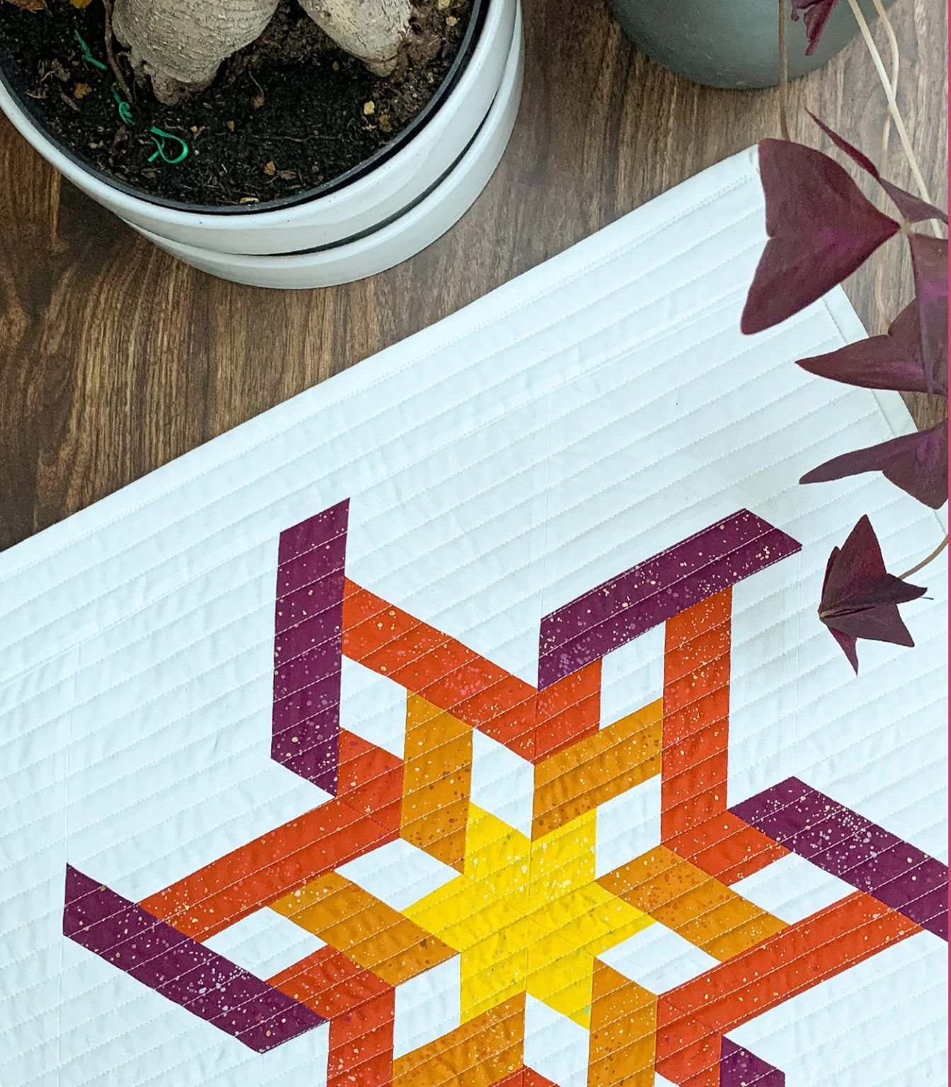 Block based quilt pattern - Eastern Star Mini PDF Quilt Pattern