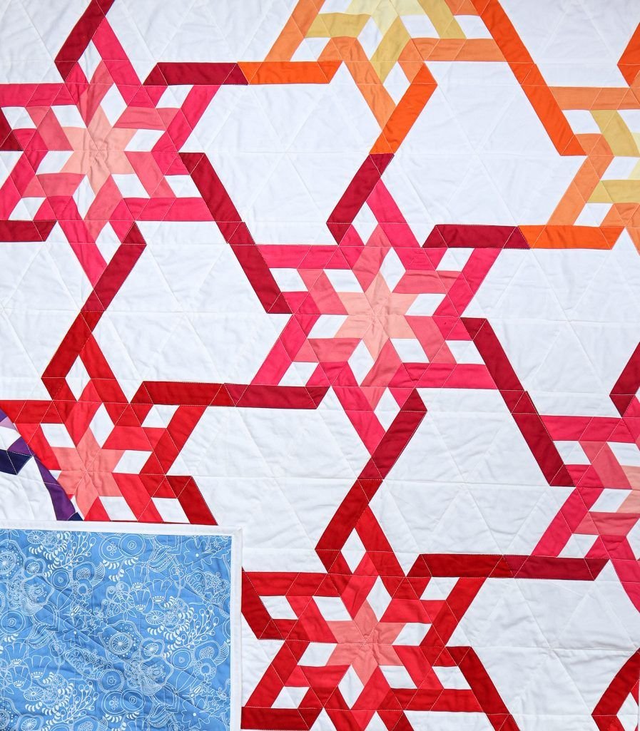 Block based quilt pattern - Eastern Star Mini PDF Quilt Pattern